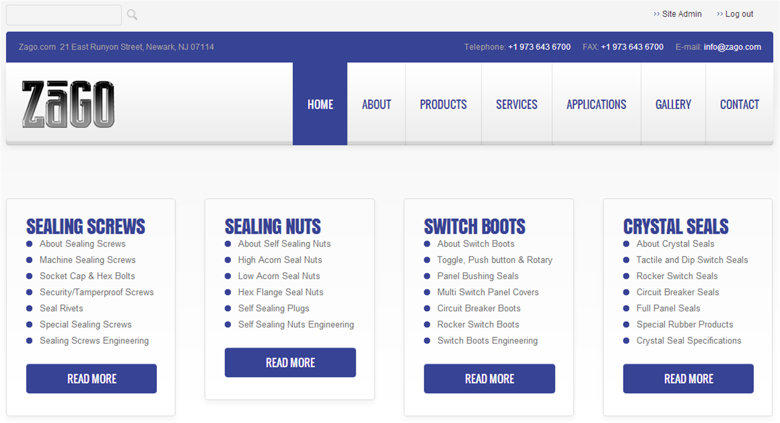 ZaGO Launches New Site | News & Events | ZAGO | Switch Boots, Seal ...